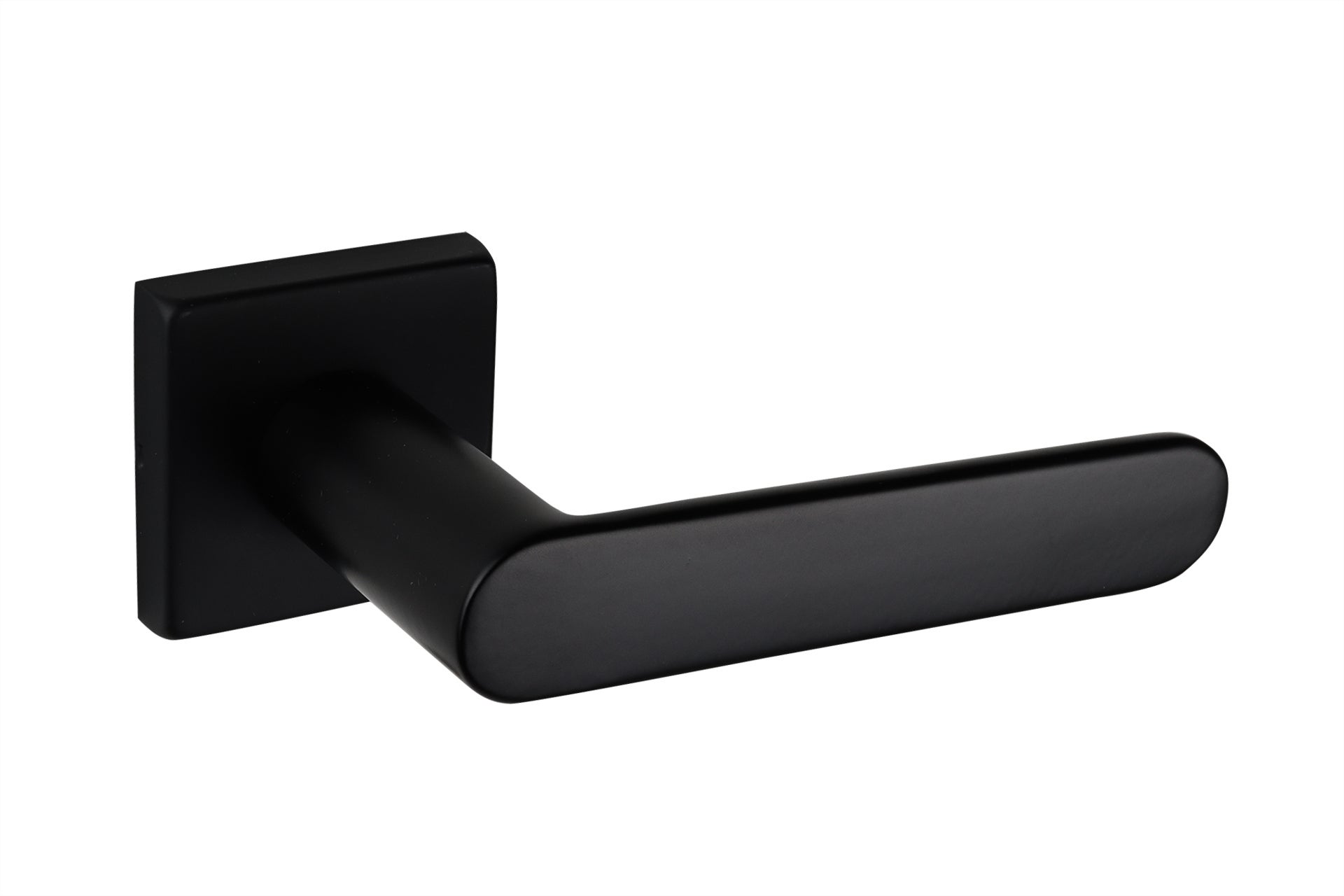 Wovar Poignée de porte Lavuzo Novara Noire avec rosace carrée - Par set ...