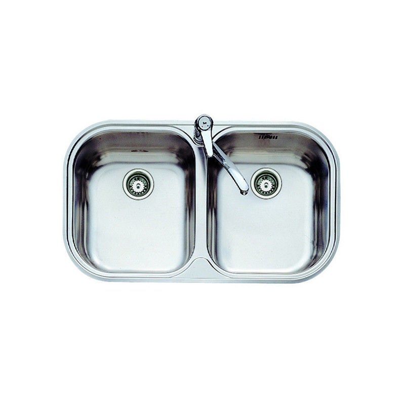 Évier Double Teka 11107028 Stylo 2c Acier Inoxydable | Leroy Merlin