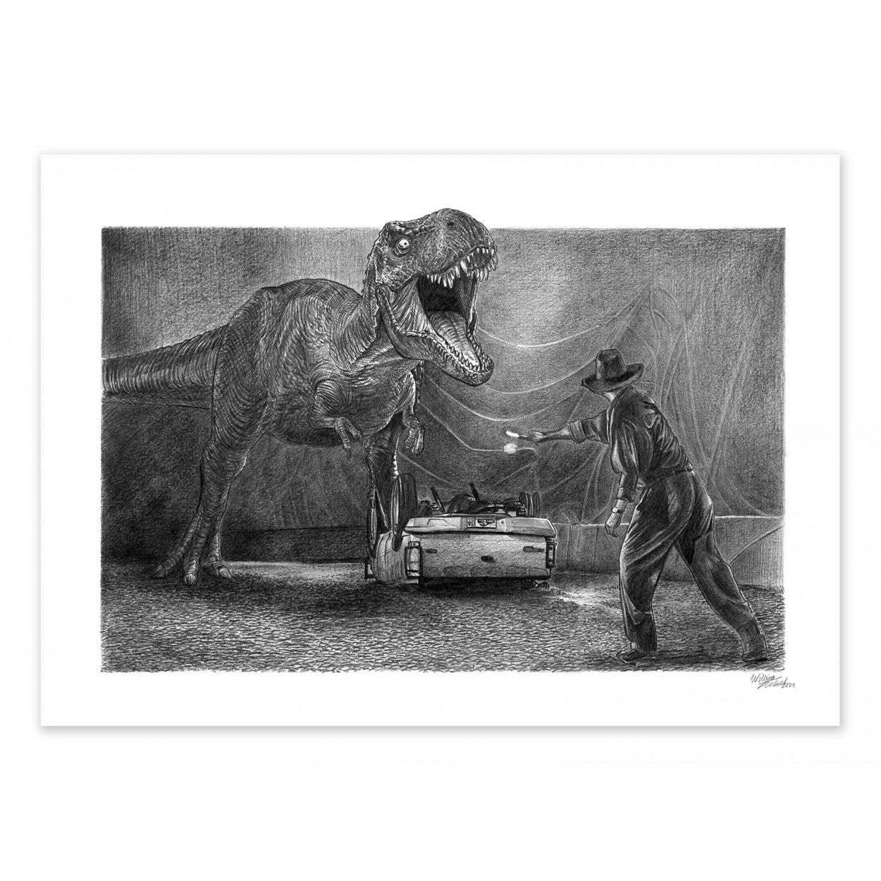 Art-Poster - Jurassic Park - William Erhel - 50 x 70 cm | Leroy Merlin