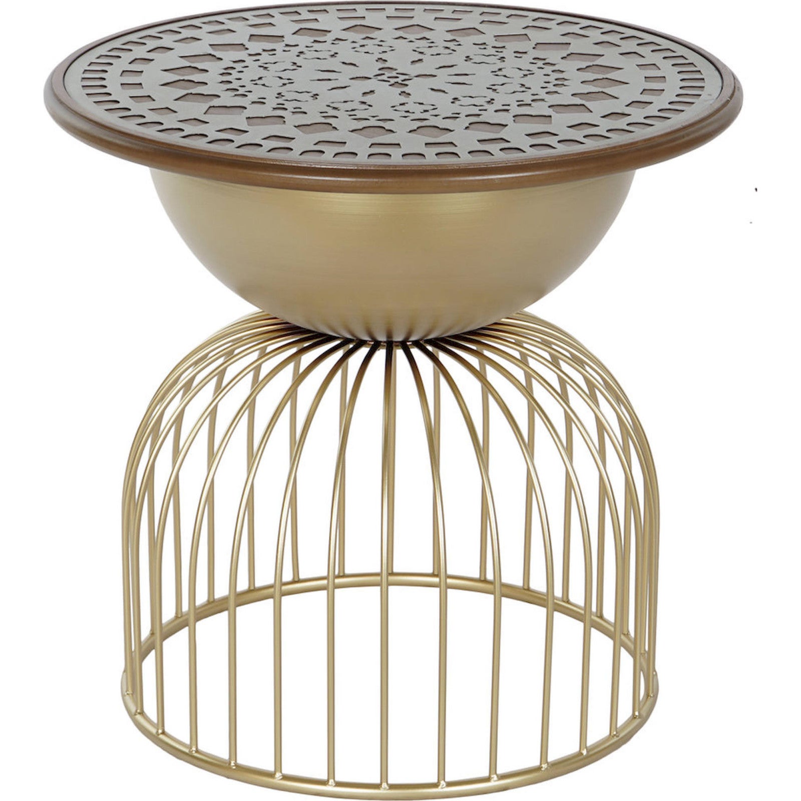 Table d'appoint design doré élégance moderne | Leroy Merlin