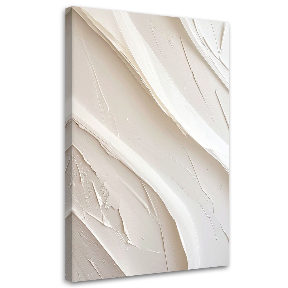 Tabelau sur Toile, Texture 3D Beige 40x60 | Leroy Merlin