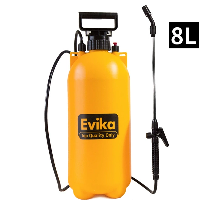 Rociador a presión de 8 L, botella rociadora de agua a presión con ...