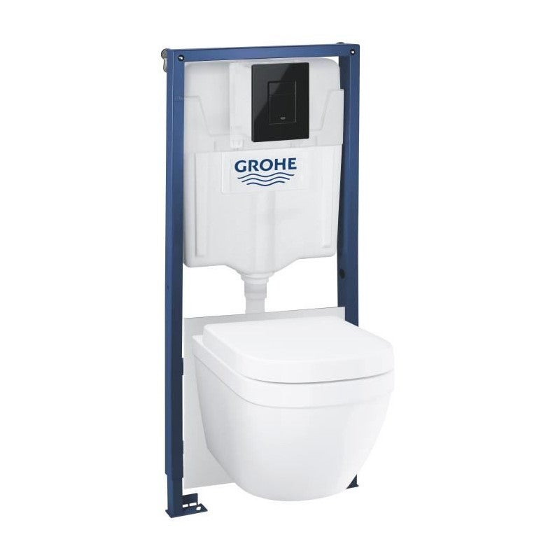 Pack Bâti support 5 en 1 - GROHE - Blanc - Céramique - Cuvette ...