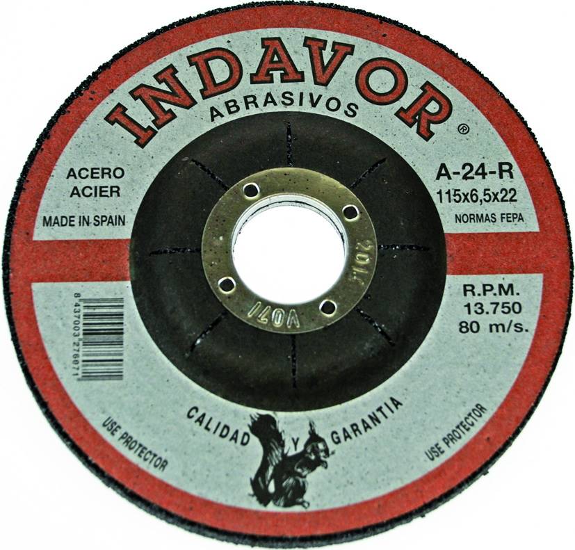 Disco Corin.D/Hier.A24 Indavor 115x6x22 S/D. (Juego de 50 Uds.) | Leroy ...