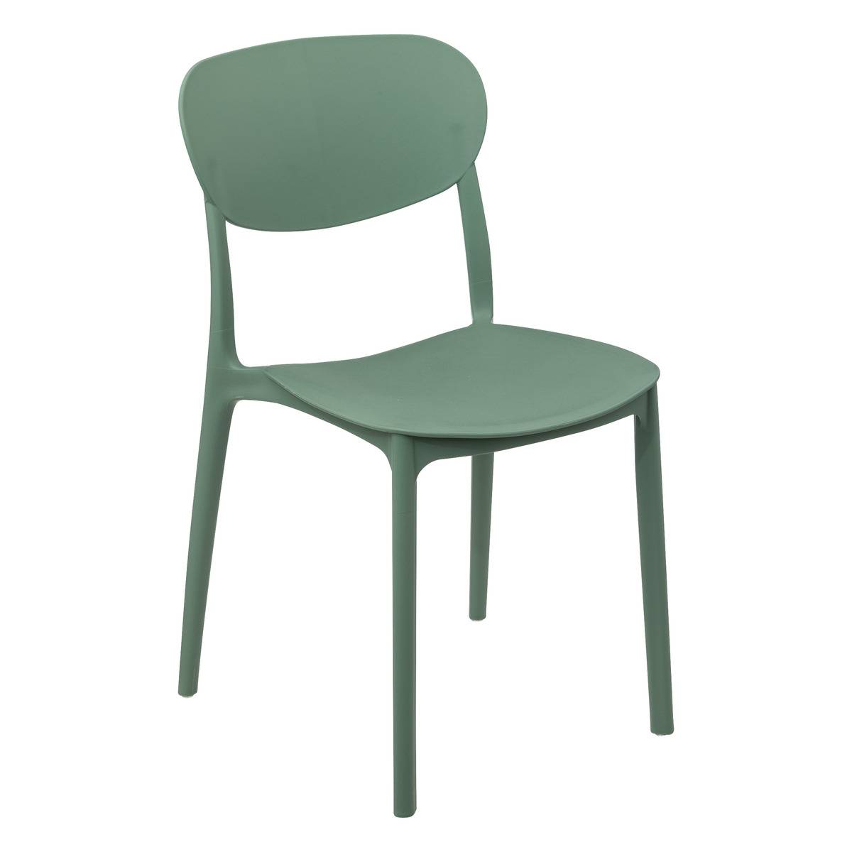 Chaise empilable plastique vert "plasta" - 5five | Leroy Merlin