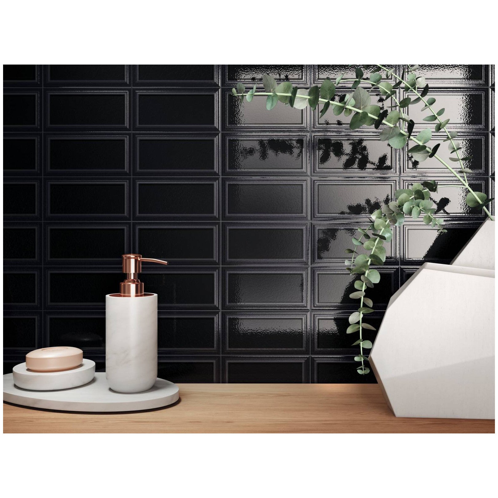 Carrelage mural faience effet classique KNIGHTSBRIDGE Brick 13x6.5cm ...