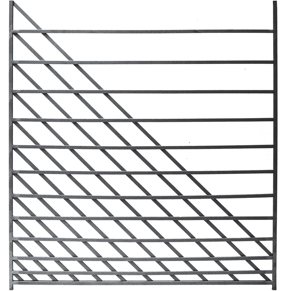 Panneau géométrique GAUCHE - Hauteur 1000mm Largeur 900mm en fer plat ...