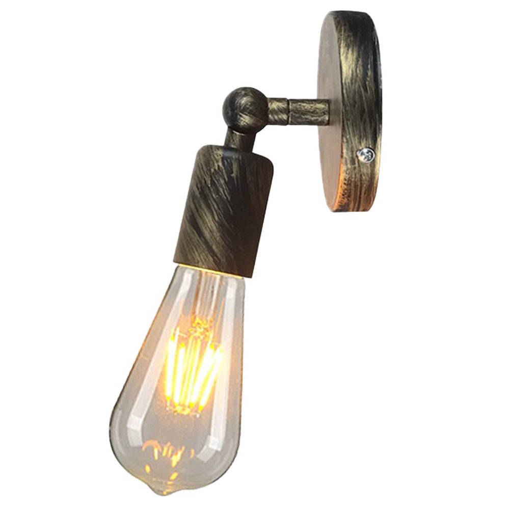 Applique Murale Industrielle Edison Douille E27 Simple en Métal fer ...
