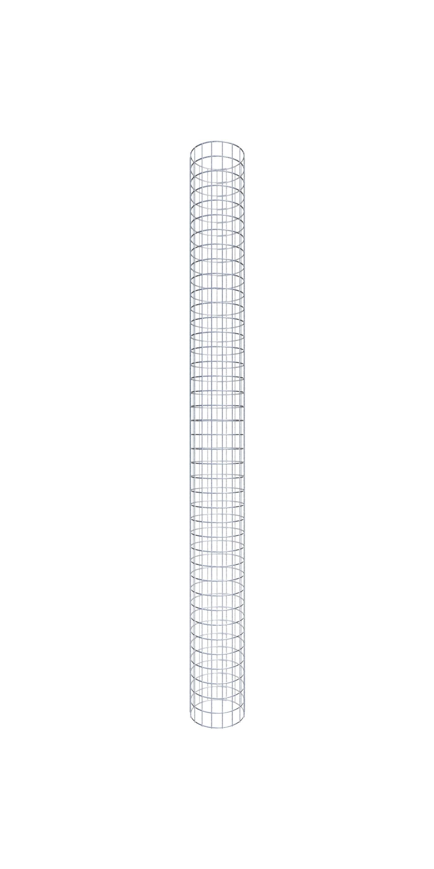 Colonne de gabion ronde, diamètre 27 cm, maille 5 x 5 cm - Hauteur ...