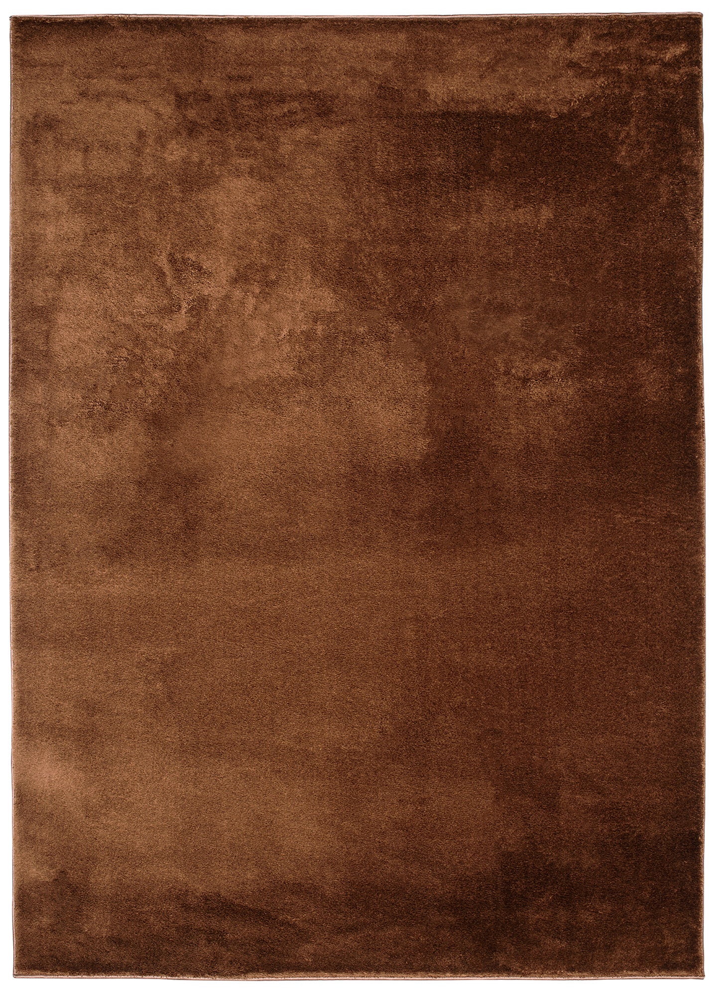 Tapiso Cuddle Tapis Shaggy Antidérapant Lavable Moderne Marron Uni ...