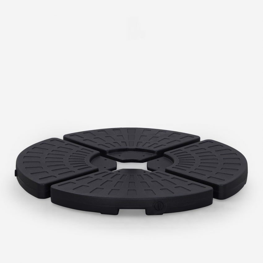 Lot de 4 bases contrepoids pour parasol eau et sable Myrtle | Leroy Merlin
