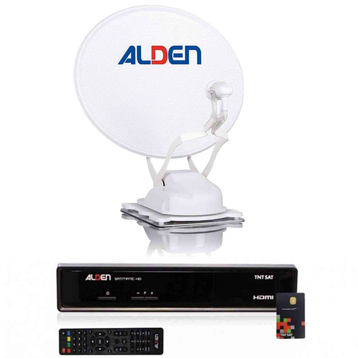 ALDEN Onelight EVO Parabole Satellite Auto 60cm + SATMATIC TNTSAT ...