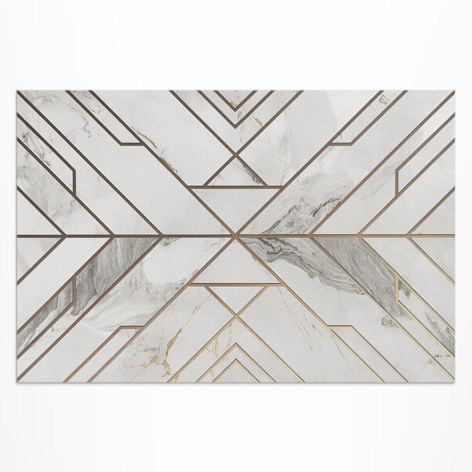 Tapis vinyle mosaïque claire, carreaux pierre moderne 90x60 – Tulup ...