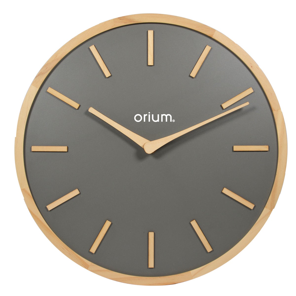 Horloge analogique Elegance Ø30cm - gris - Orium | Leroy Merlin