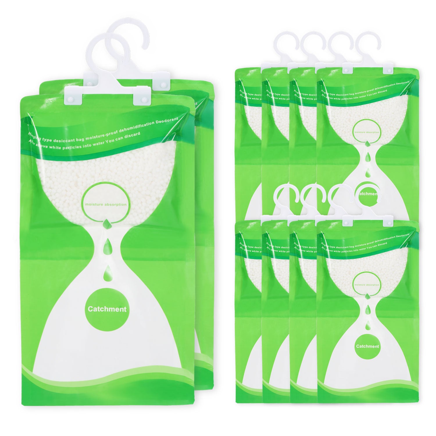 10X Absorbeur D'Humidité Sacs déshumidificateurs à effet de ...