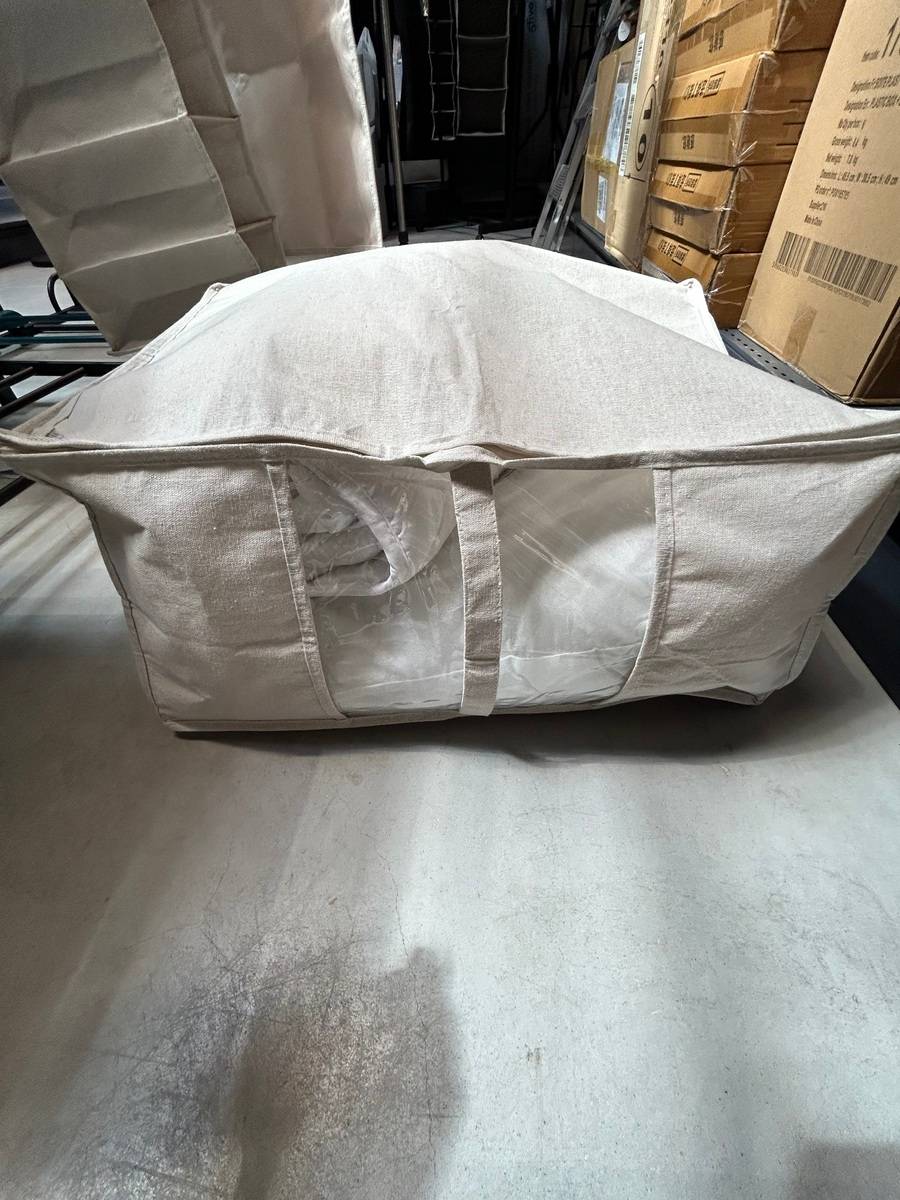 5five - housse de rangement "groomy" souple beige 60x30cm | Leroy Merlin