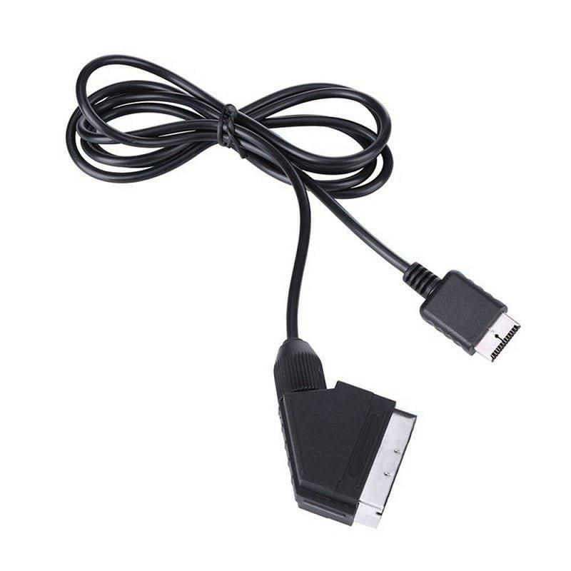Câble Euroconnecteur de 2m pour PS1 et PS2 - Connexion Facile aux ...
