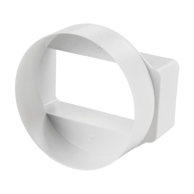 Reducteur rond à rectangle - 55x110mm / Ø 100mm - Winflex Ventilation ...