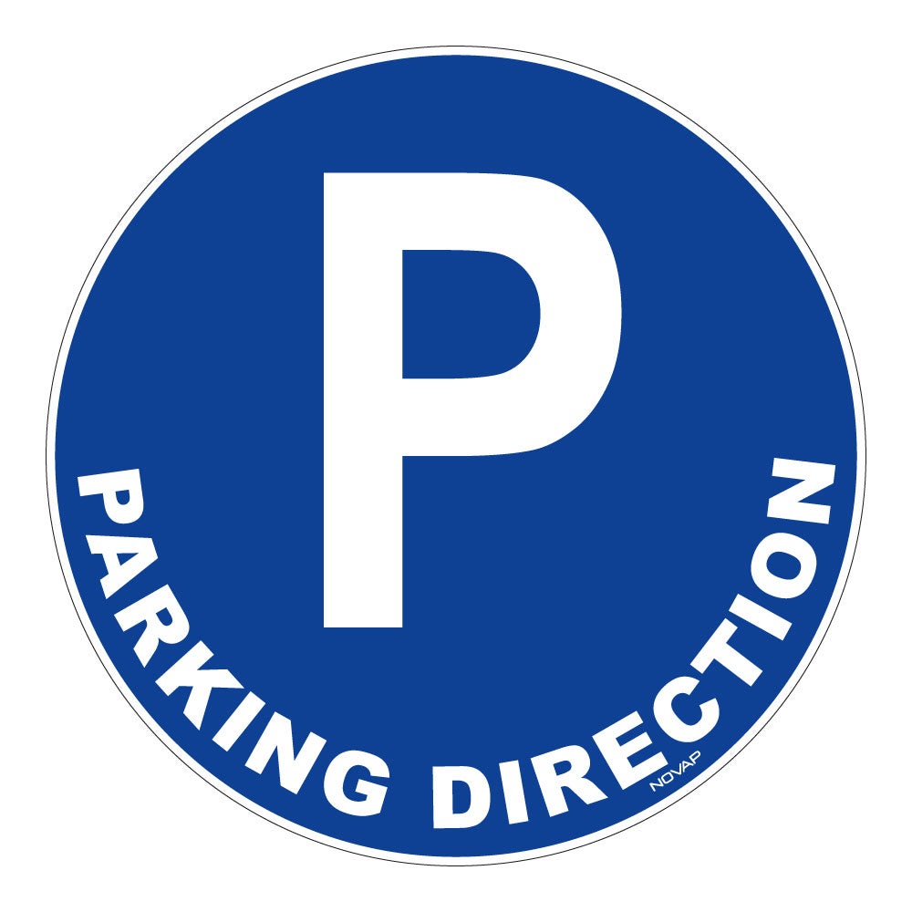 Panneau Parking direction - Rigide Ø450mm - 4080093 | Leroy Merlin