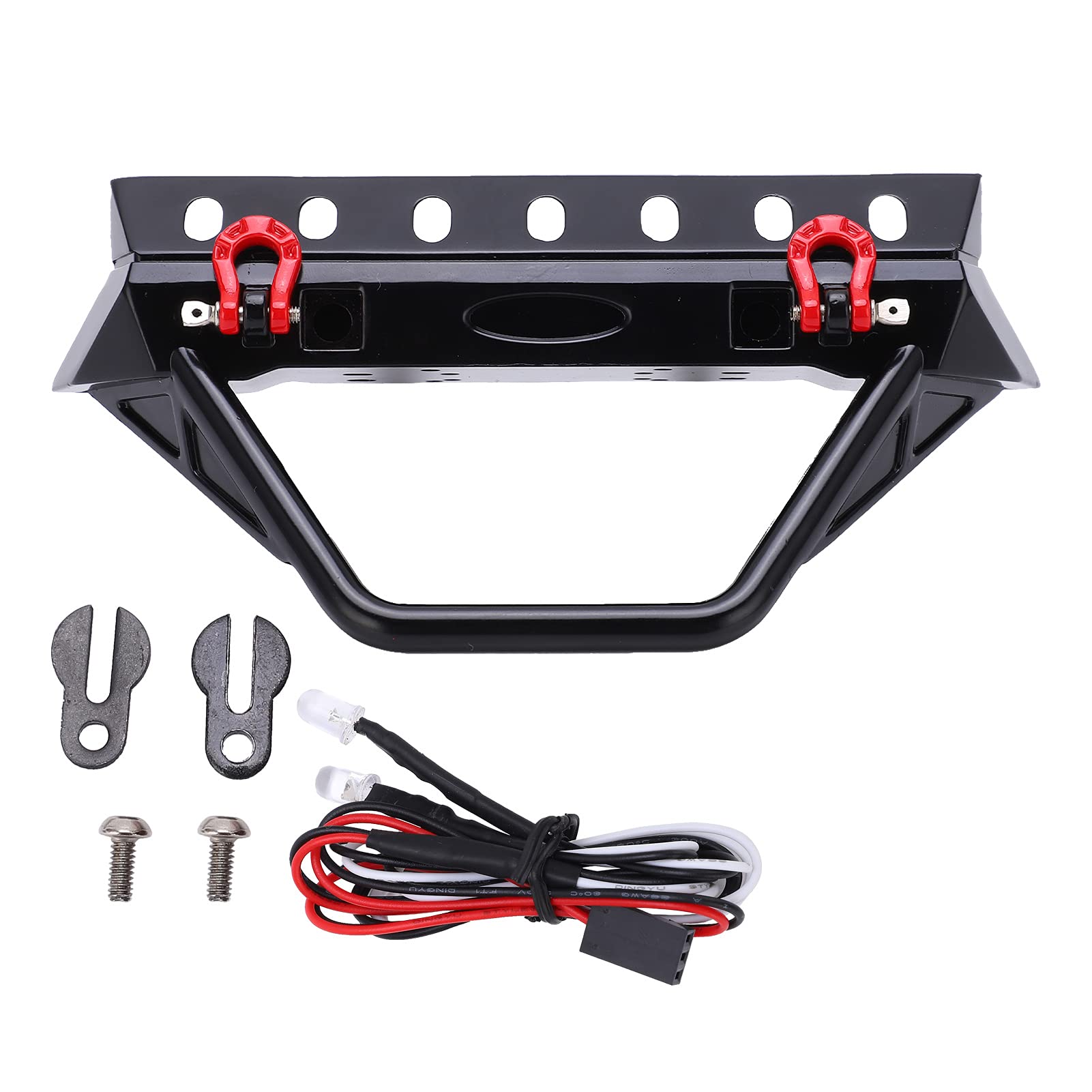 Pare-chocs avant RC Stinger LED Light Iron Night Driving Axial Scx10 1/ ...