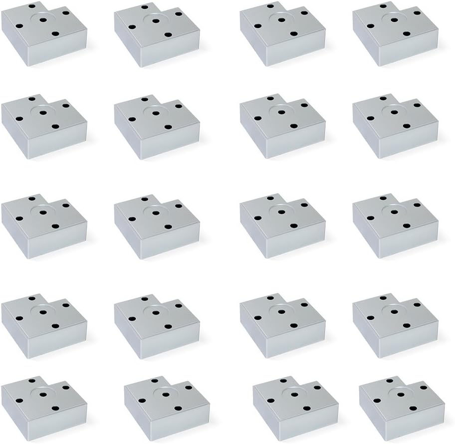 2039125 Lote de 20 Pies para muebles/armarios/sofás de plástico ...