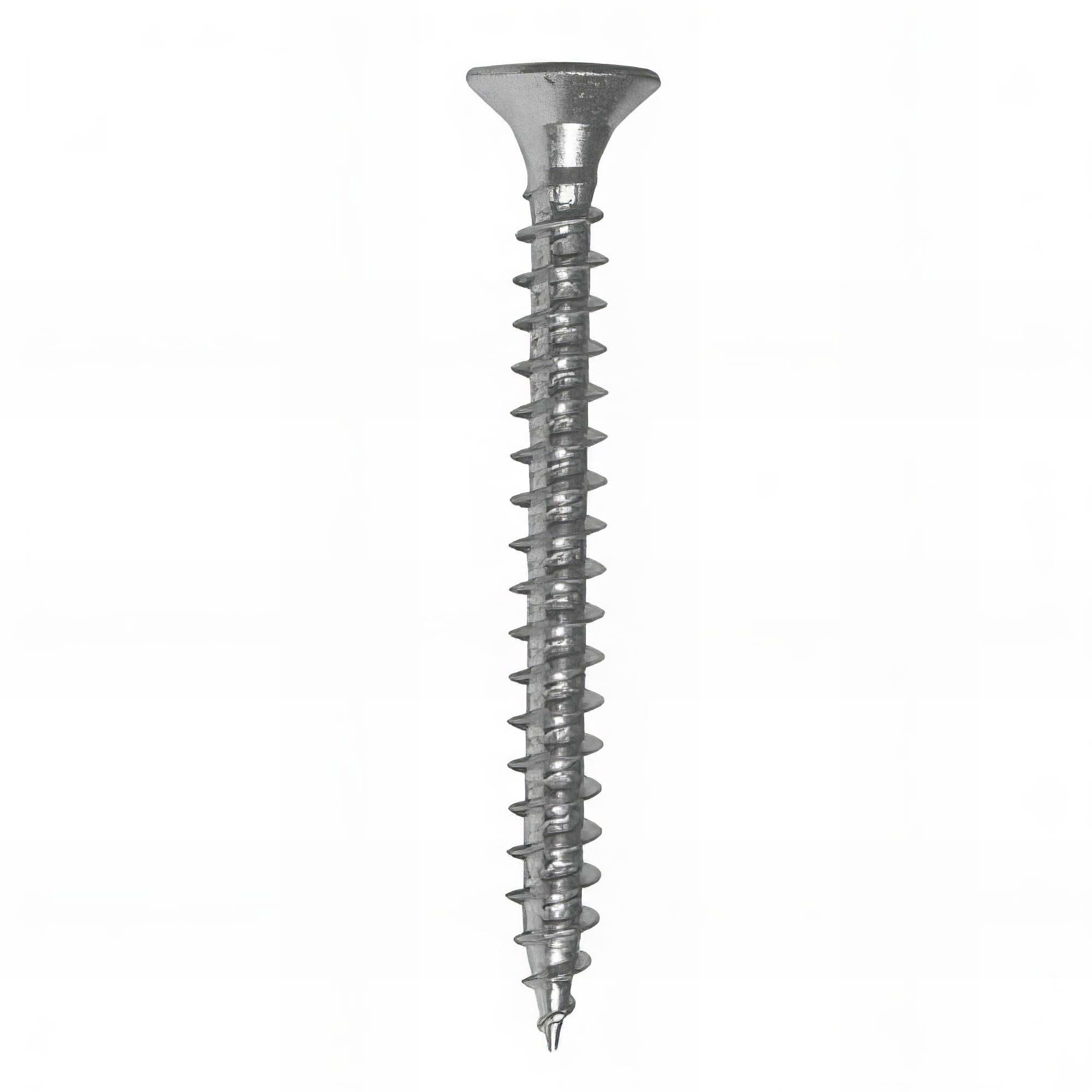 Vis bois tête fraisée Pozidriv 3,5 x 45 mm Zinguée blanc - Boite de 500 ...