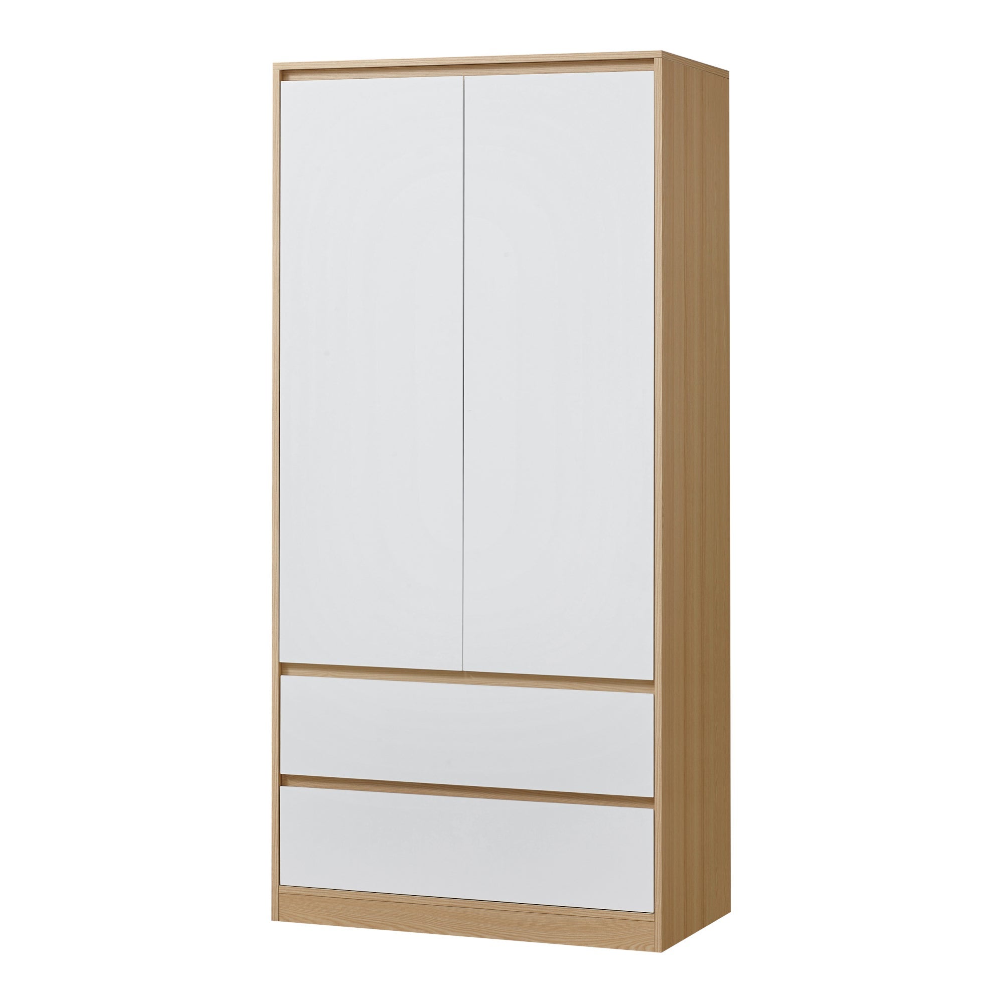 Armoire de chambre garde-robe moderne meuble de rangement intemporel ...