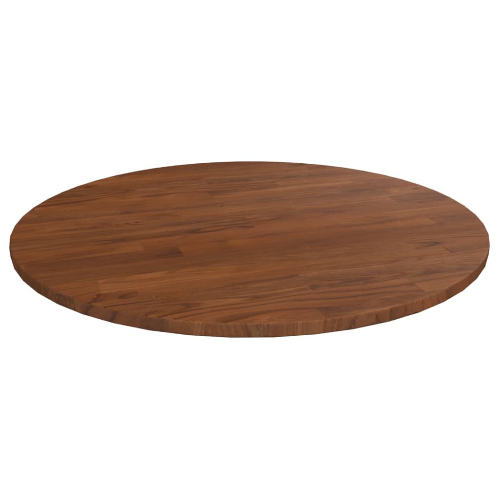 Dessus de bureau | Plateau De Table | Dessus de table rond Marron foncé ...