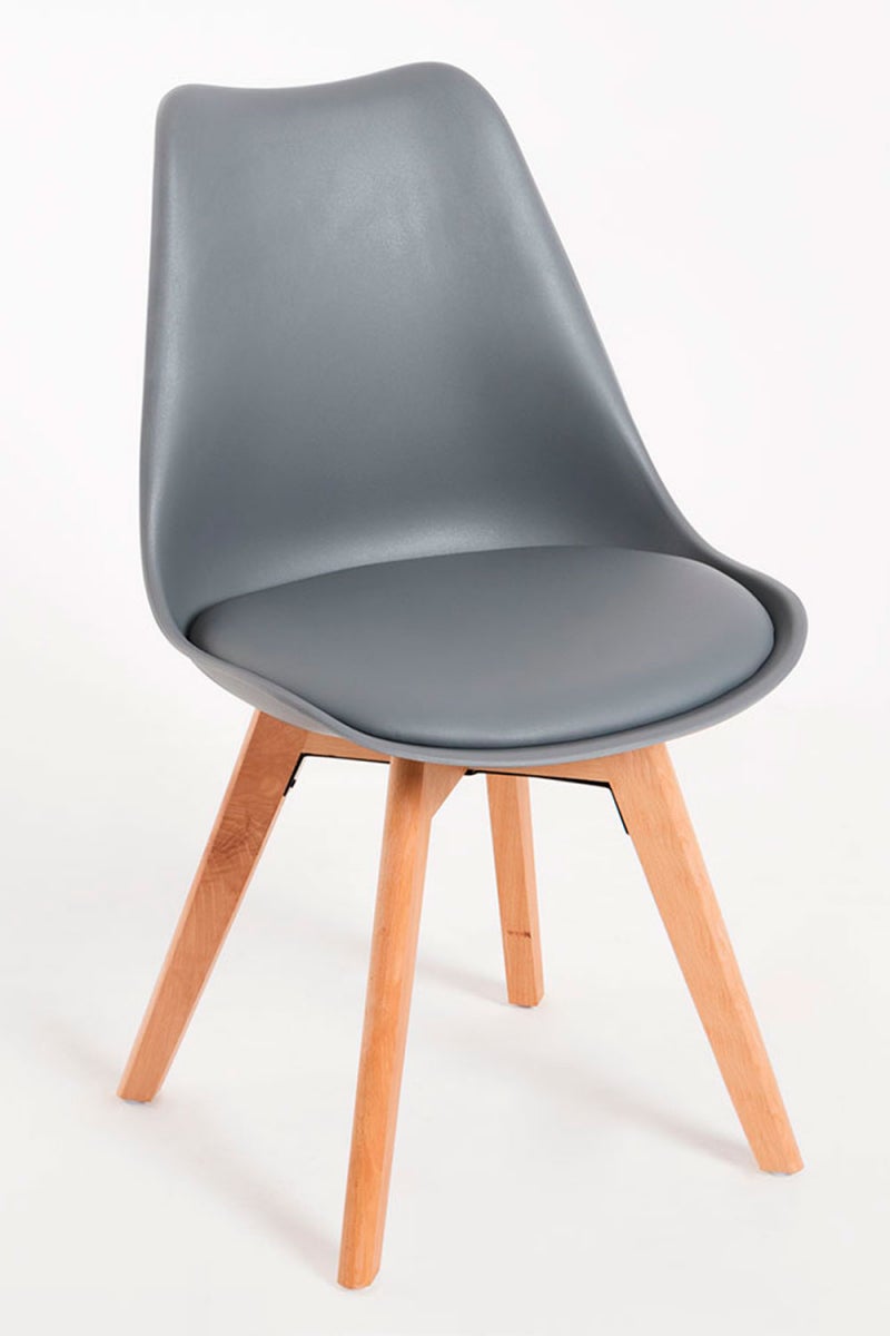 Pack 6 Sillas Synk Basic - Gris oscuro | Leroy Merlin