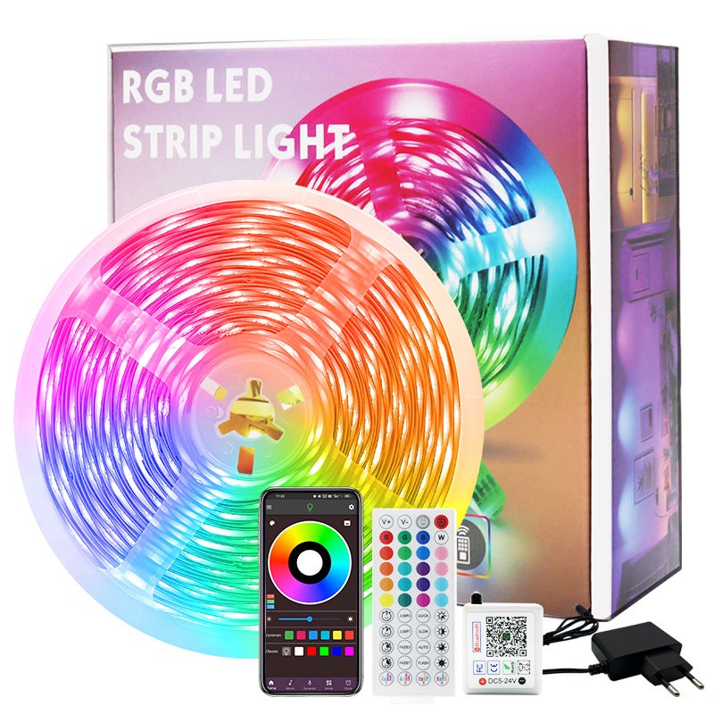 Tiras de luces LED RGB de 20 m y 320 LED, Tiras de luces que cambian de ...
