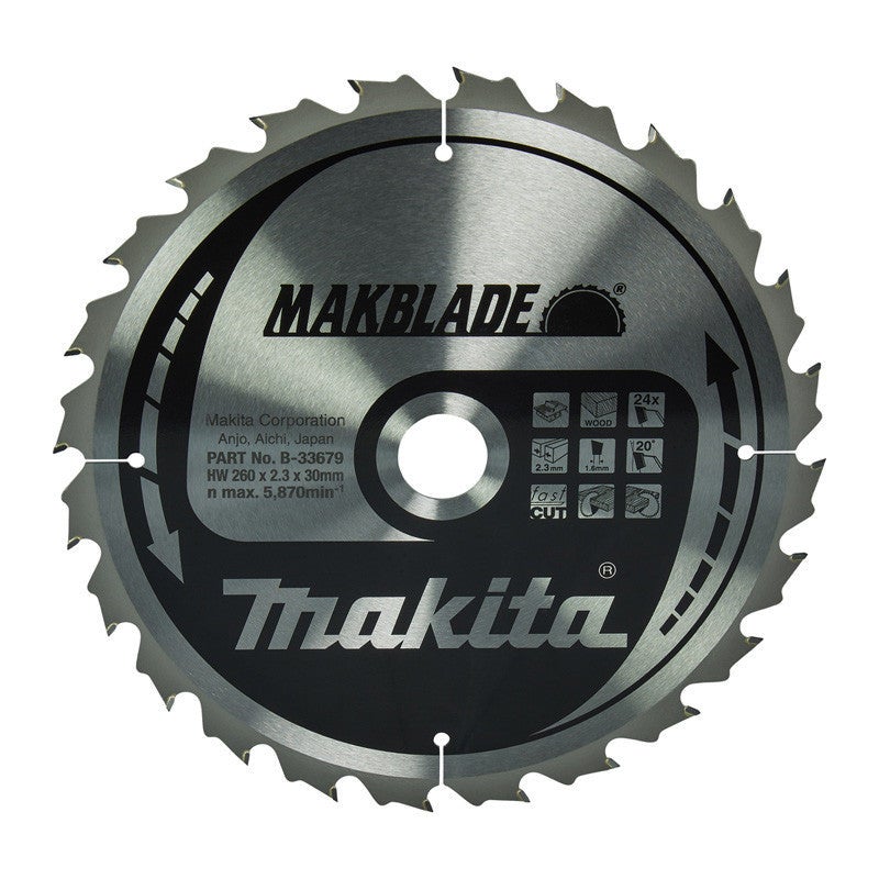 Macblade Circular Sew Blade Ø 260x30x24z | Leroy Merlin