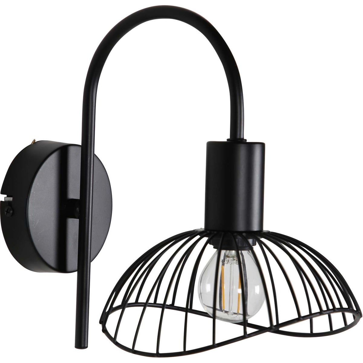 Applique en acier filiaire noir Elsa Modèle 3 Venture Home | Leroy Merlin