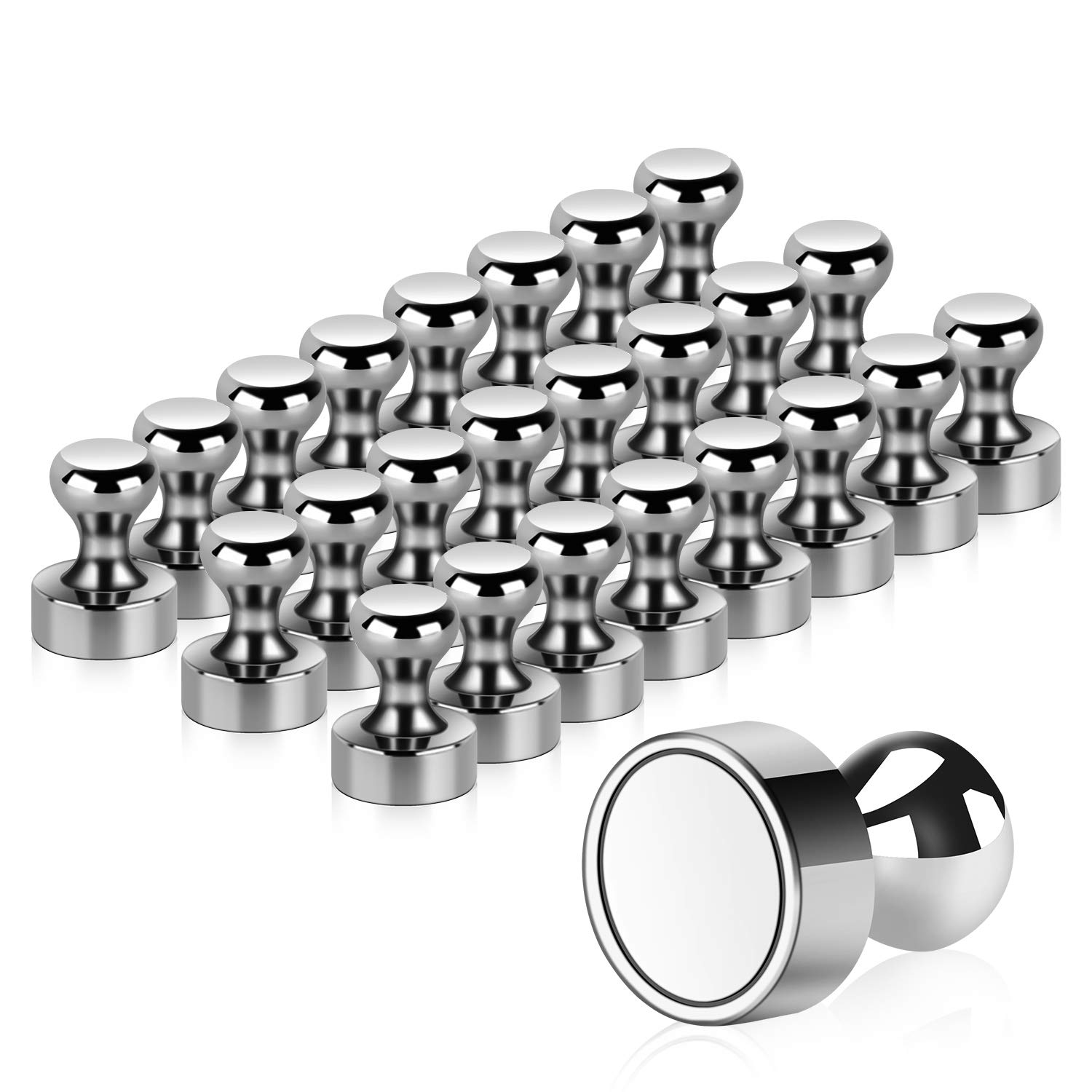 Aimant, 24PCS Magnet Métalliques Aimant Puissant 12x16mm - Aimants en ...