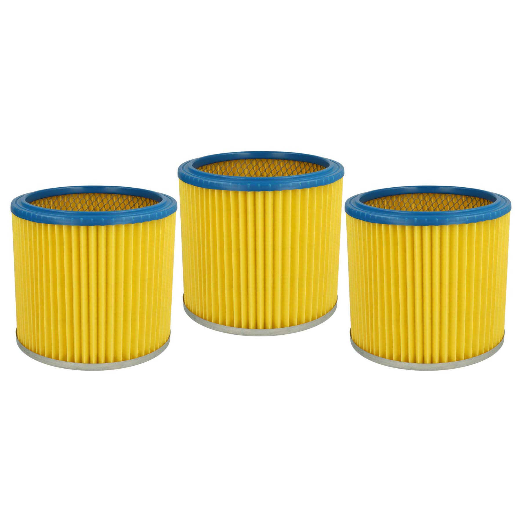 Vhbw 3x filtre plissé compatible avec Aqua Vac NTS 30, NTP 20, , NTS 20 ...