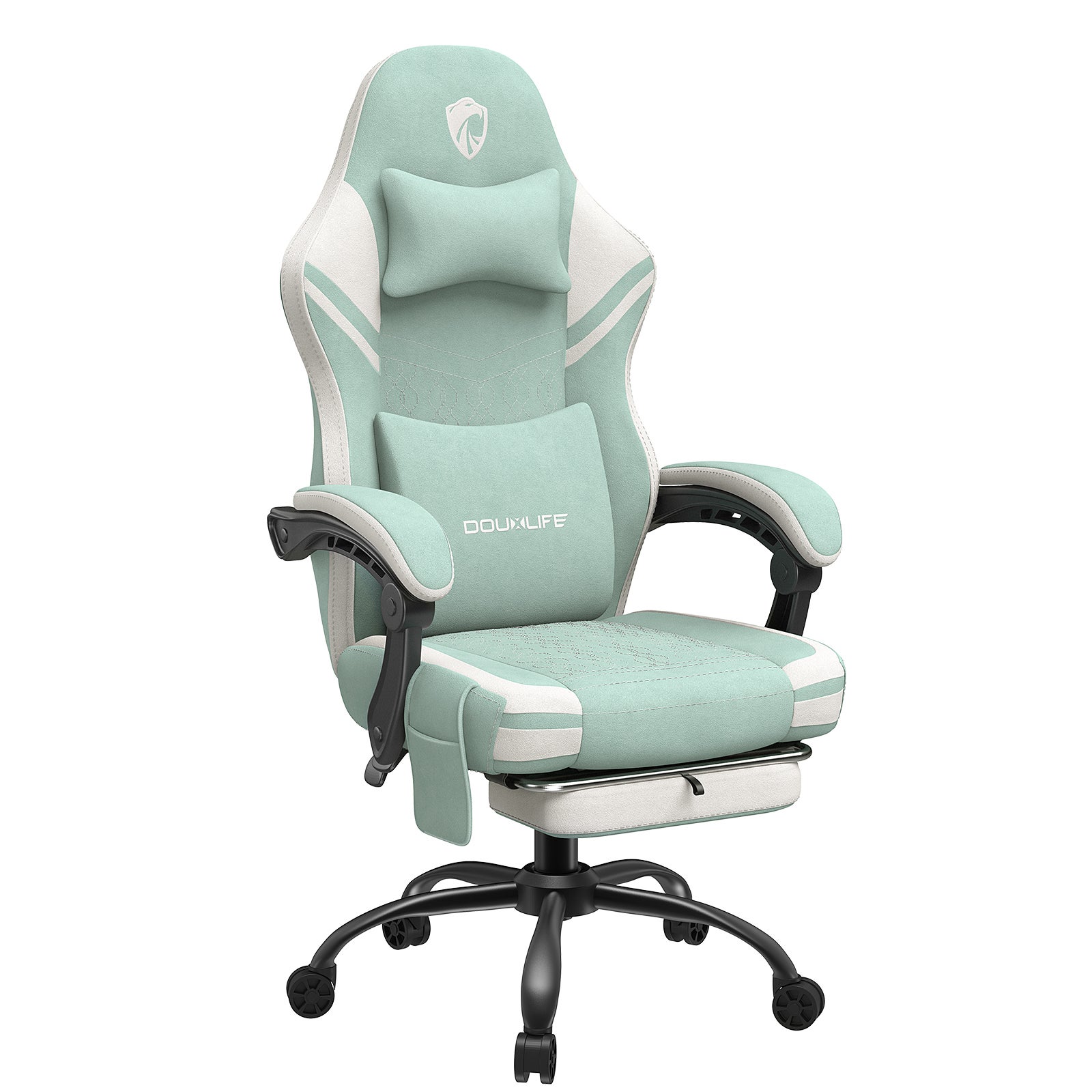 Fauteuil Gaming avec Massage, Chaise Bureau Ergonomique Tissu High-Tech ...