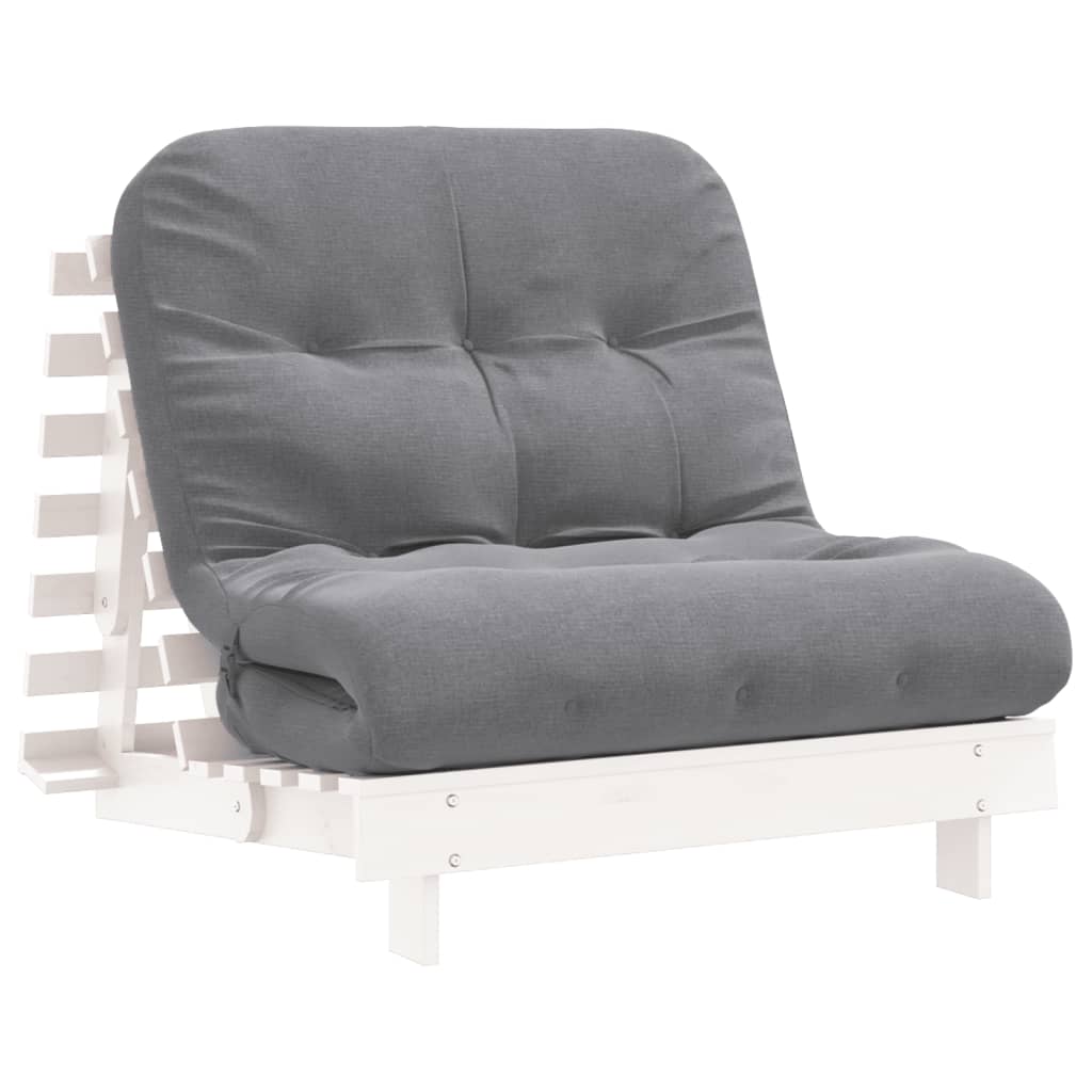 Canapé convertible | Canapé-lit futon avec matelas 90x206x11 cm bois ...