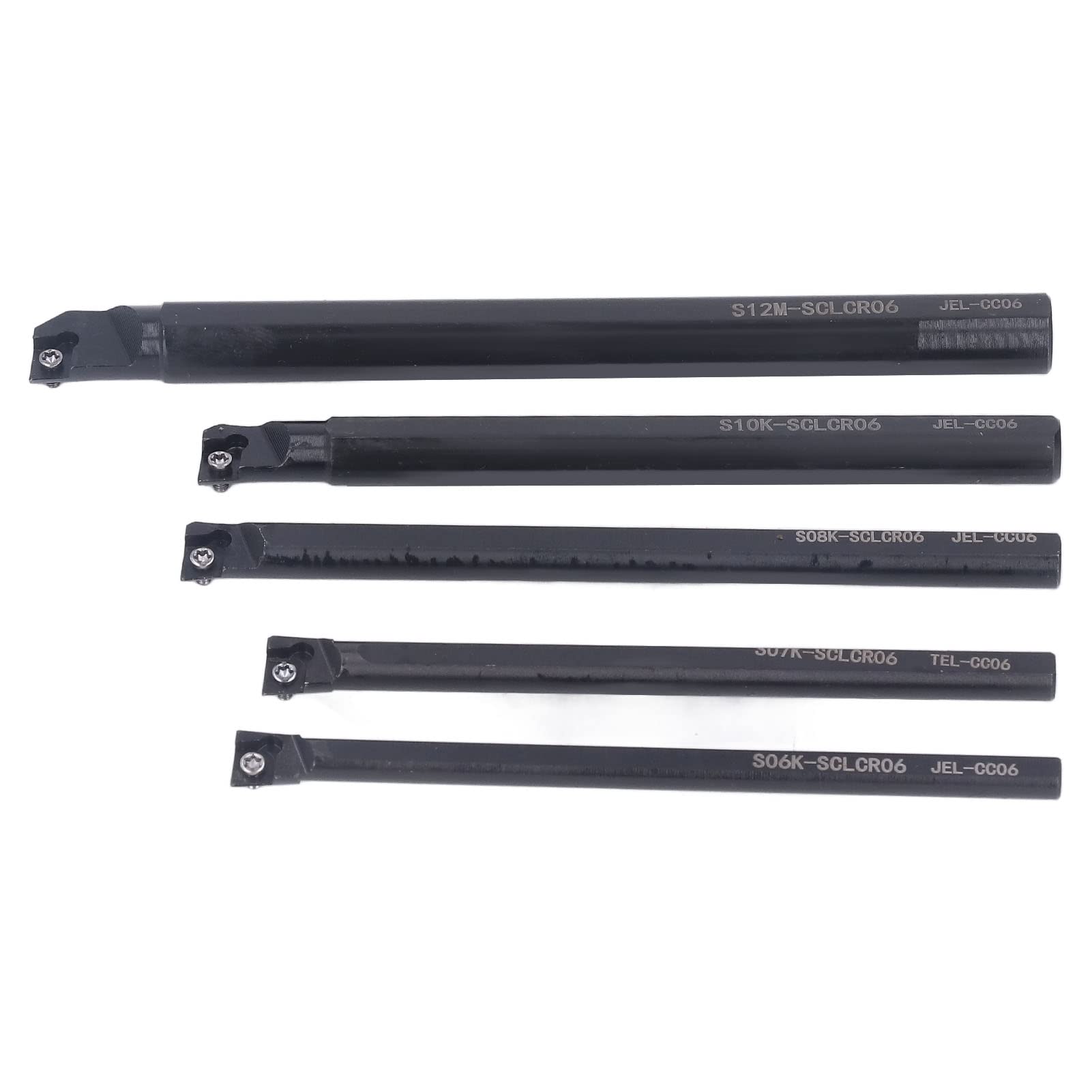 Lot de 5 porte-outils de tournage CNC en acier rapide avec clé pour outil de tour | Leroy Merlin