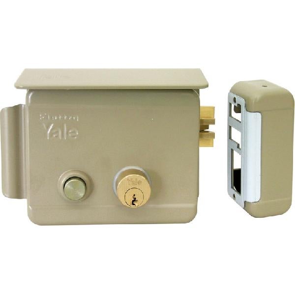 CERRADURA PORTÓN APLICADOR ELÉCTRICO 68880 YALE VERN FIJO REDONDO M2 ...