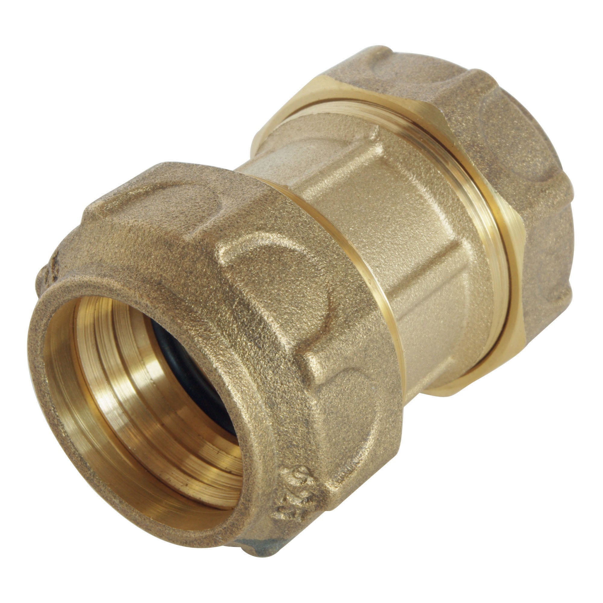 Raccord laiton manchon égal Serrage Extérieur pour tube PE Ø20 mm ...