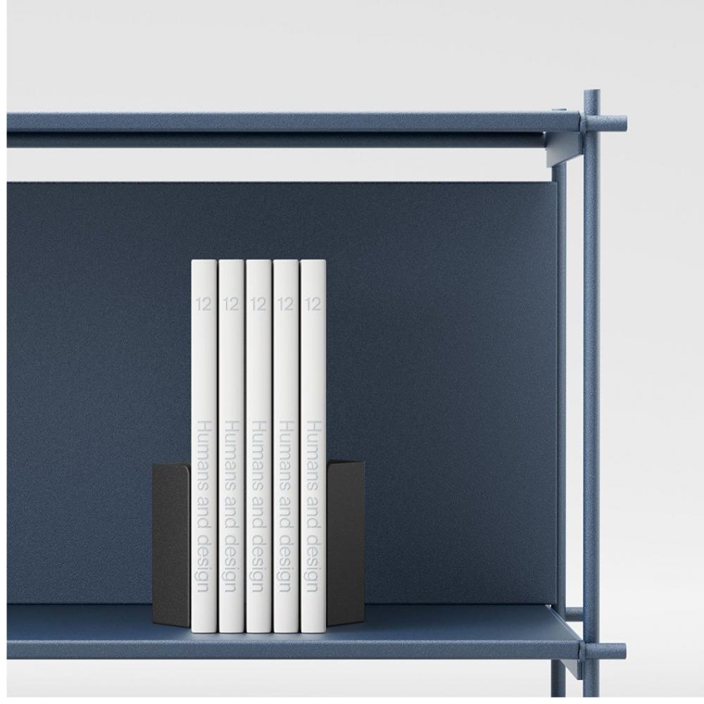 Porte-livre MAX acier coloris gris ardoise | Leroy Merlin