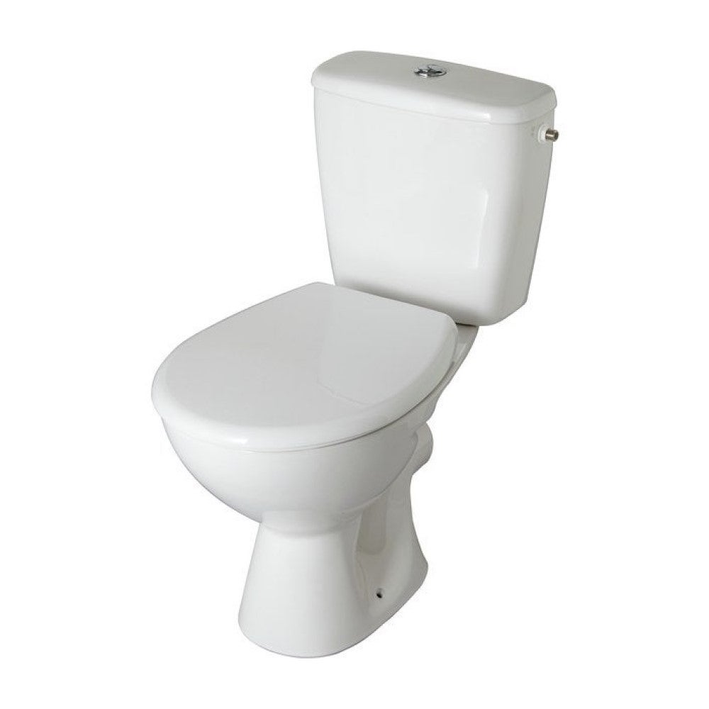 Pack WC à poser sortie horizontal, fermée non émaillée Element | Bricoman