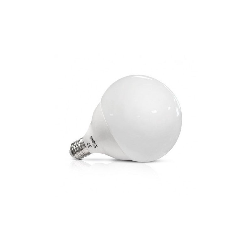 Bombilla LED E27 18W 1800lm Globo - Blanco caliente 3000K | Leroy Merlin