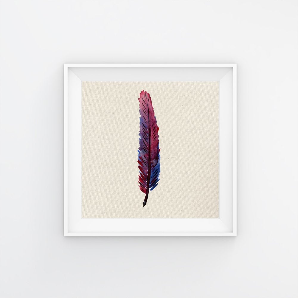 Pack De Láminas Para Enmarcar Plumas Del Cielo. Posters Cuadrados Con ...