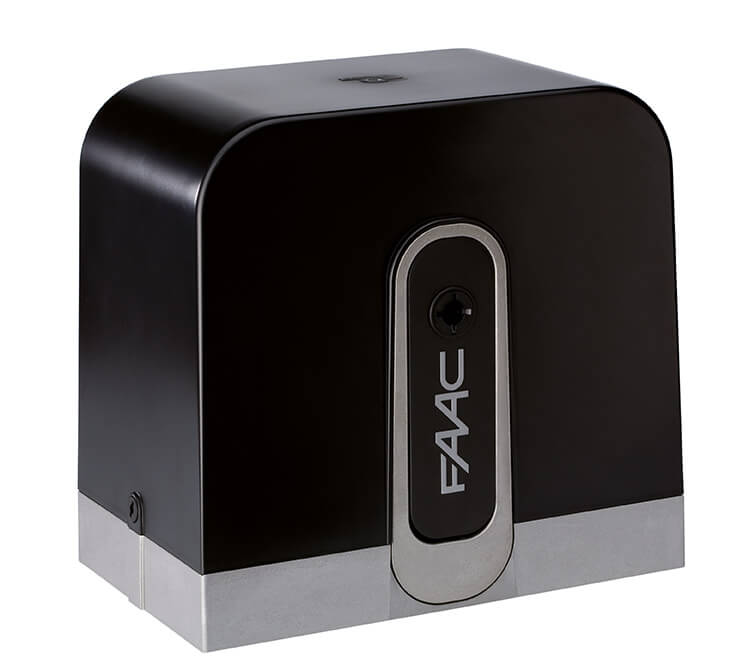 Moteur portail coulissant FAAC C720 (C 720) – 24 V DC – 250 W – 400 kg max – IP44 – Carte E721 ...