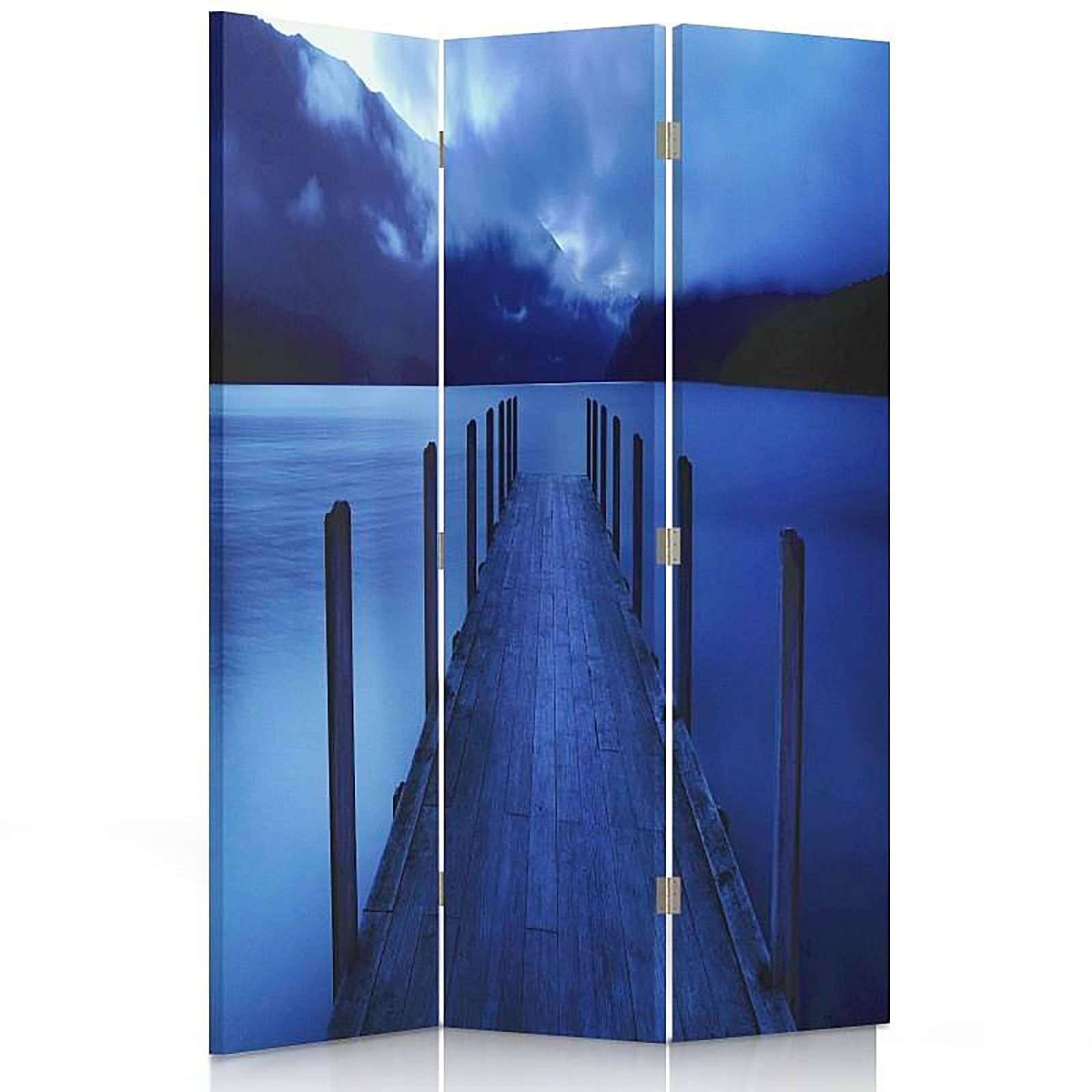 Paravent Design Pont Bleu pour Intérieur Zen et Moderne | Leroy Merlin