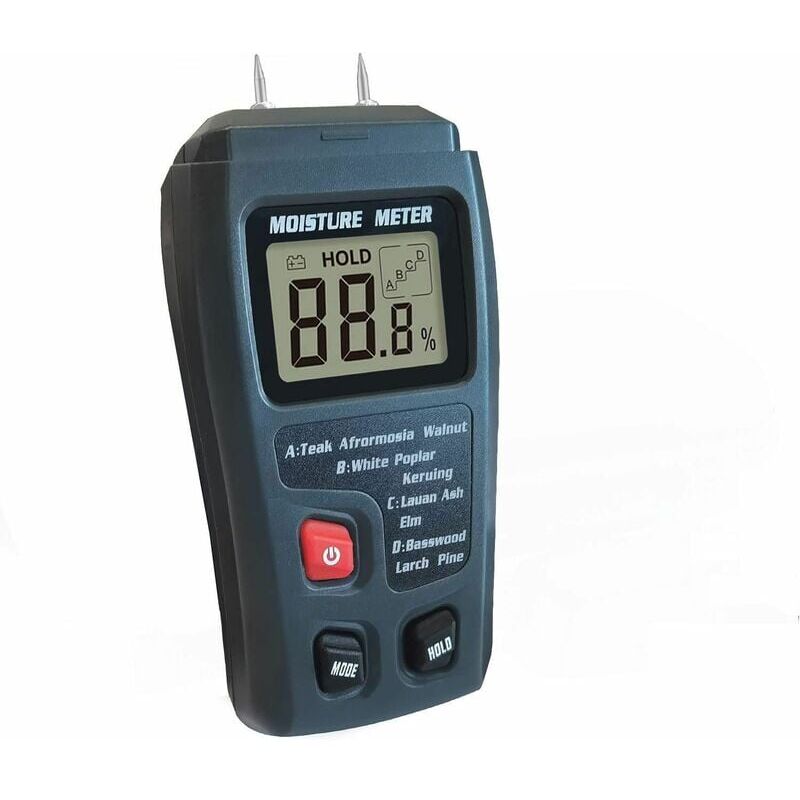 Humidimètre, humidimètre pour bois de chauffage, détecteur d'humidité ...