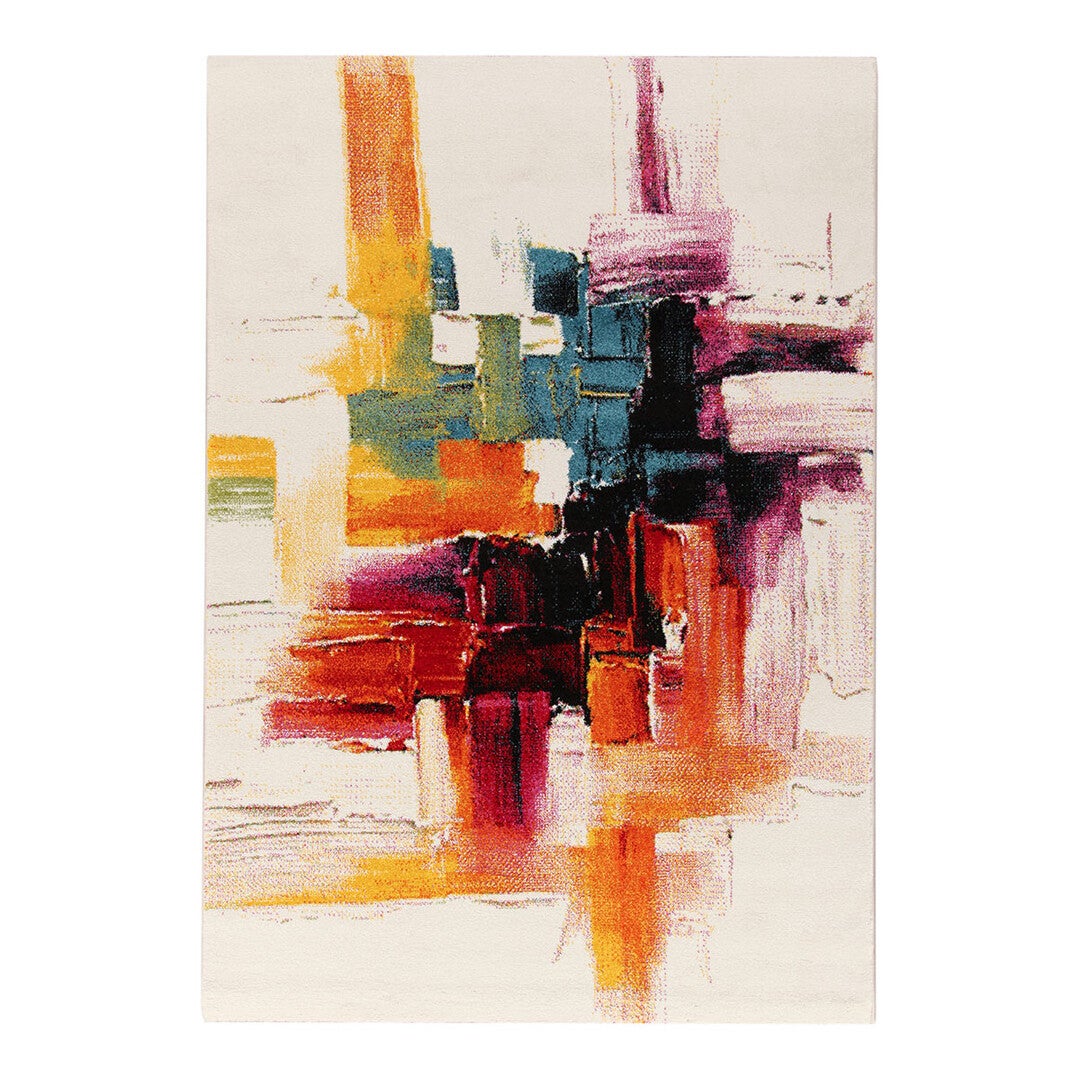 Tapis abstrait design en polypropylène Multicolore 160x230 SOUTHAMPTON ...