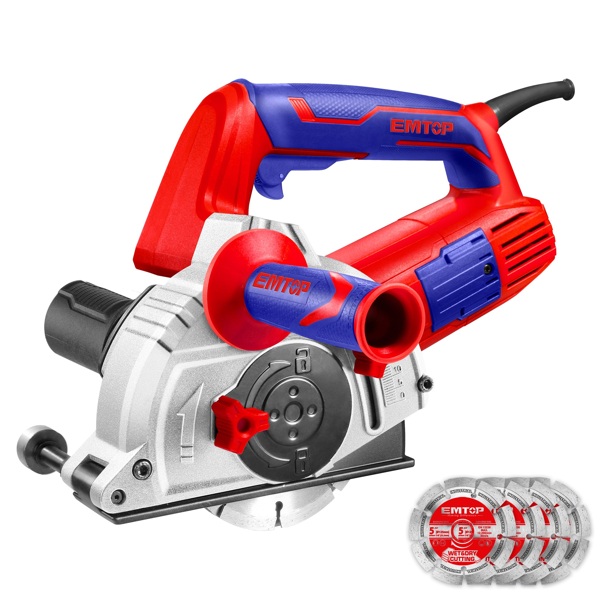 Rainureuse à béton chasseur de murs filaire 1500W EMTOP | Leroy Merlin