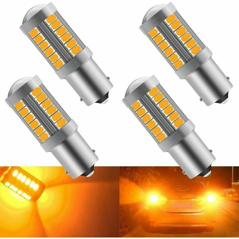 4pcs auto LED ampoules, 900LM super lumineux avant et arrière de ...