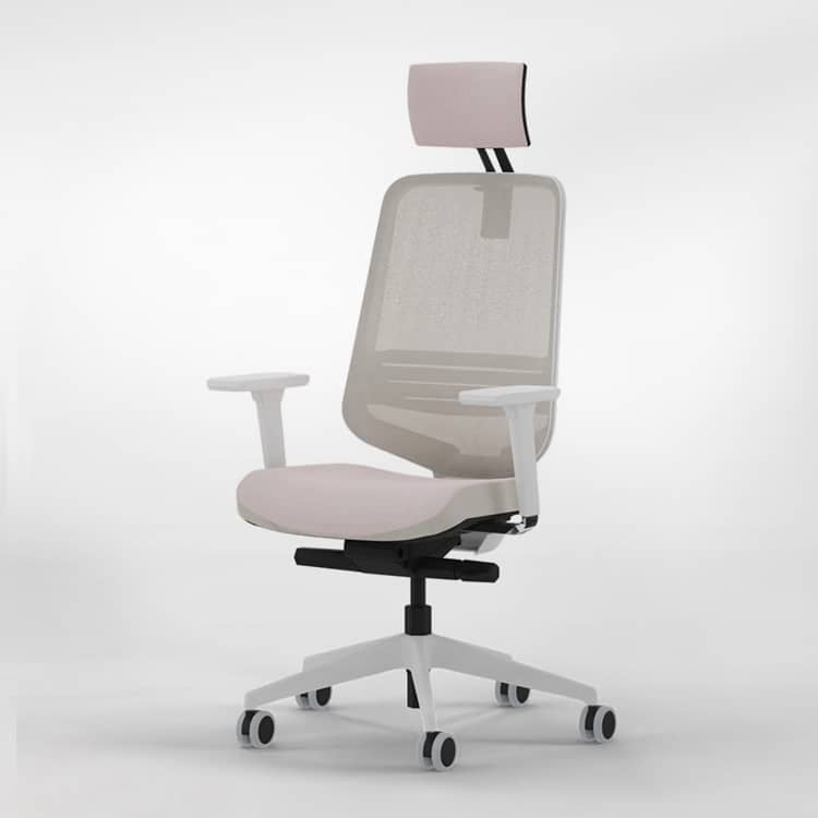Silla de escritorio ergonómica Forma 5 Dot Pro Cabezal | Rosa Kinny ...